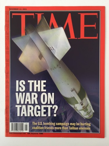 TIME MAGAZINE November 12 2001 Is the War on Target? | eBay