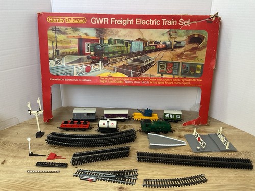 Vintage Hornby Railways GWR Freight Electric Train Set Incomplete OO ...