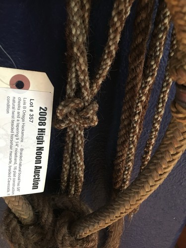 Authentic Luis B. Ortega Hackamore, Purchased At High Noon Auction 2008 ...