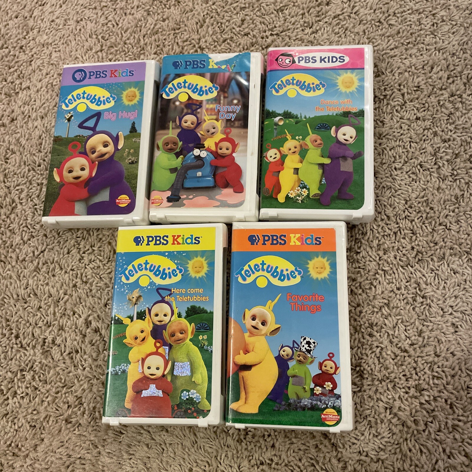 PBS Kids Teletubbies VHS Tapes Lot of 5 | Grelly USA