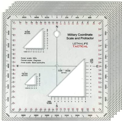 Pack of 5 Military Protractors for Land Nav | eBay