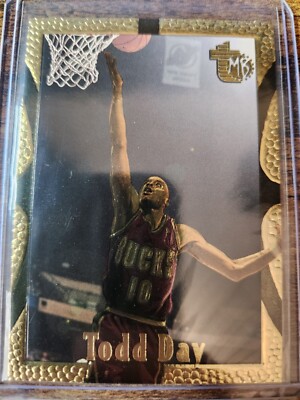1994-95 Topps Embossed Todd Day Golden Idol Parallel #53 Milwaukee ...