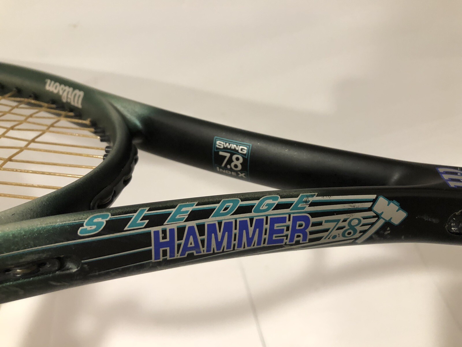 WILSON SLEDGE HAMMER 7.8 MIDPLUS 95 TENNIS RACQUET 4 5/8 Very Nice | eBay