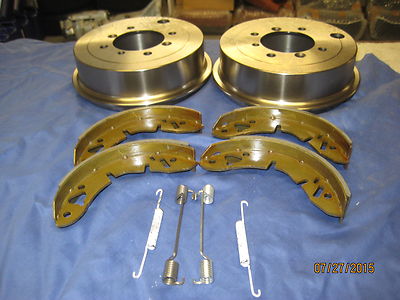 MG MG MIDGET PAIR DRUMS, REAR BRAKE SHOE SET & PULL OFF SPRINGS 1962-80 ...