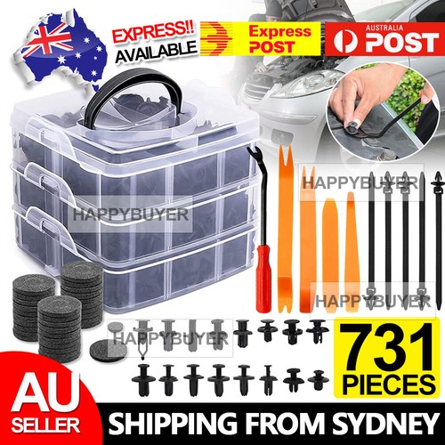 731 PCS Car Body Trim Clips Retainer Bumper Auto Panel Push Plastic ...