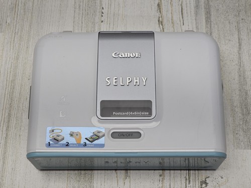 Canon Selphy CA-CP200 Compact 4X6 Postcard Photo Printer No Cable | eBay