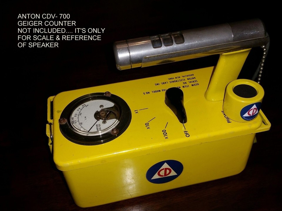CDV700 Geiger Counter Speaker BG CD V-700 or Victoreen, Anton ,Lionel ...