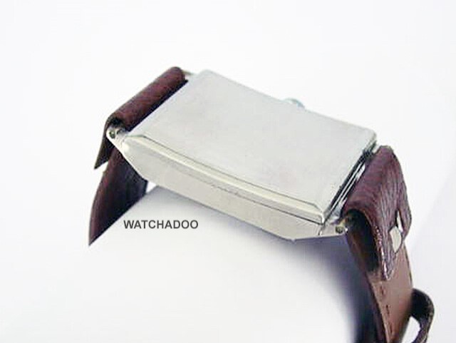 Early Elegant Vintage 1930s Rolex Tudor Art Deco Rectangular Steel Tank ...
