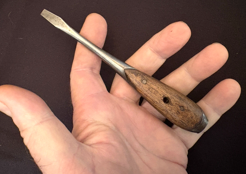 Good Used Vintage 6" Full Tang Split Handle Screwdriver Worth-a-Look | eBay