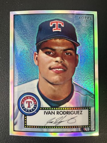 Ivan Rodriguez 2006 Topps '52 Rookies #DFC20 Flashback Chrome Refractor ...