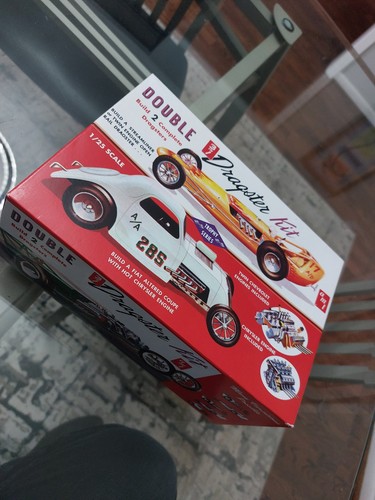 AMT-646 1/25 Double Dragster 3 in 1 Model Car Kit - 2 Complete Cars ...