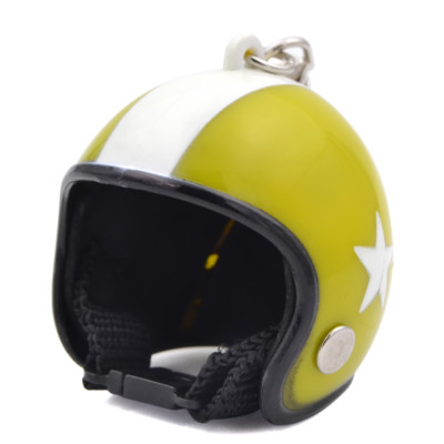 1pcs Creative Motorcycle Bicycle Helmet Key Chain Ring Keychain Keyring ...