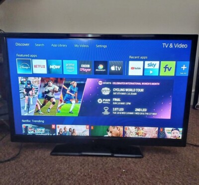 19" BUSH DVD BUILT-IN FREEVIEW BUILT IN HD READY LED TV WITH USB ...