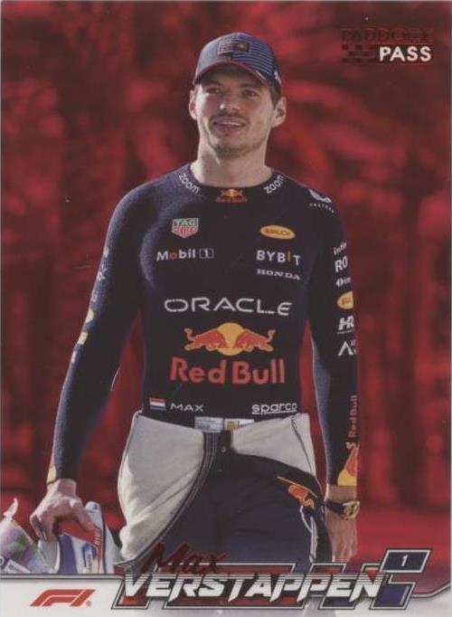 2024 Topps Paddock Pass Formula 1 - Photo Variation Red Foil #1 Max ...