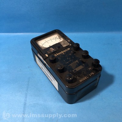 Amp & Voltmeters - Simpson Dc