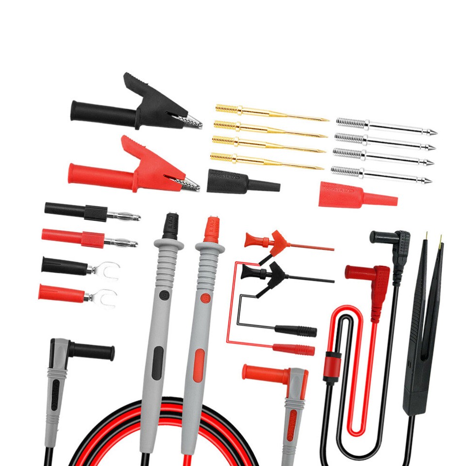 Electrical Test Tools Multimeter Plug Probe Set Testing Wiring Kit ...