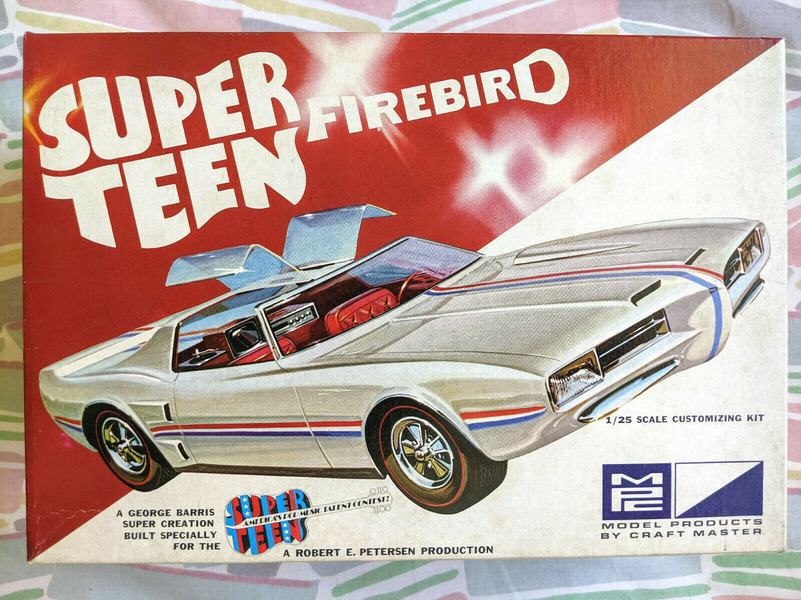 *ULTRA RARE! *ORIGINAL VINTAGE MPC "SUPER-TEEN FIREBIRD" Model Kit ...