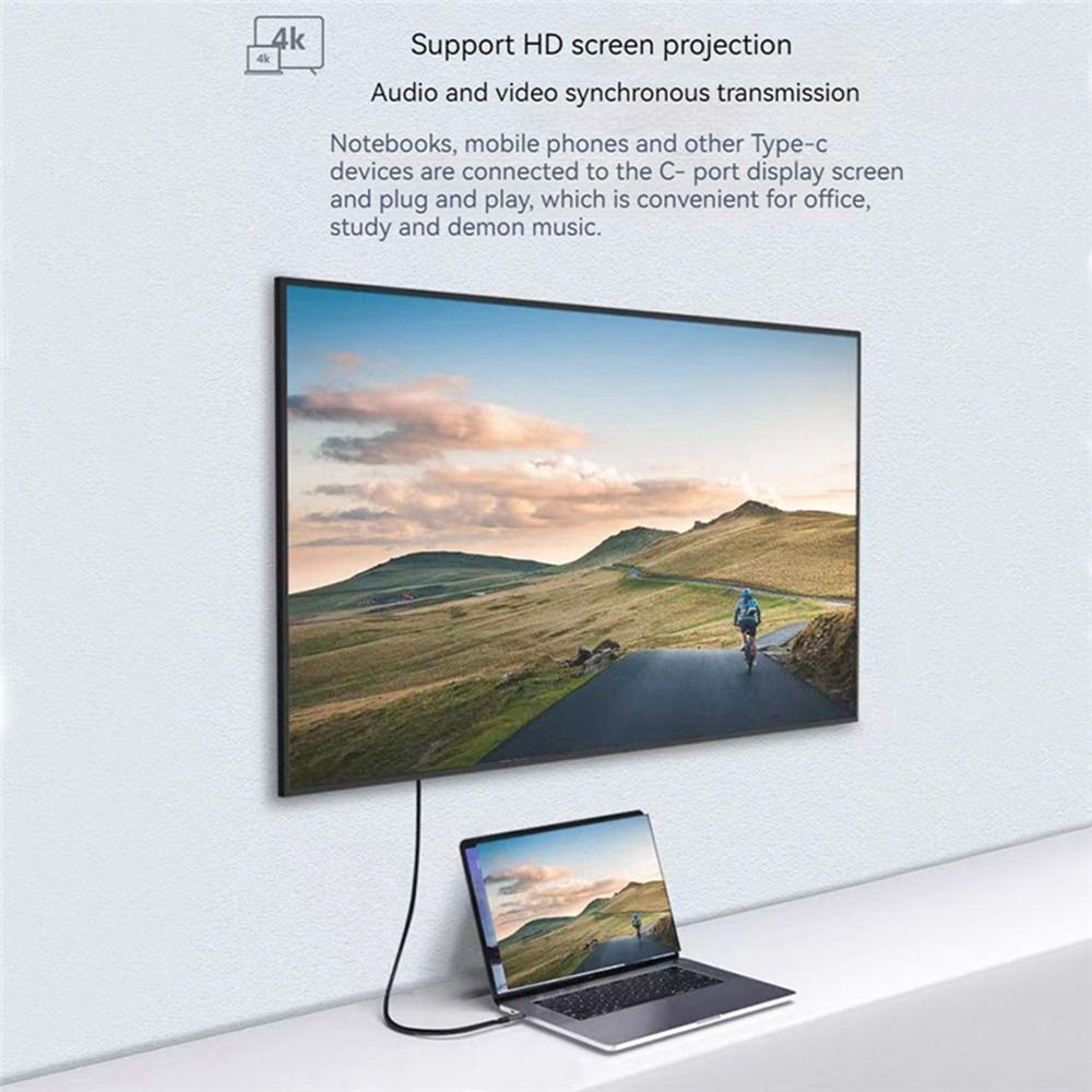 4K@60Hz 10Gbps Type-C Cable PD 100W USB3.1 Gen2 For Steam Deck Oculus ...