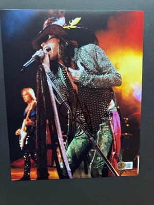 Steven Tyler Rare! autographed signed Aerosmith 8x10 photo Beckett BAS ...