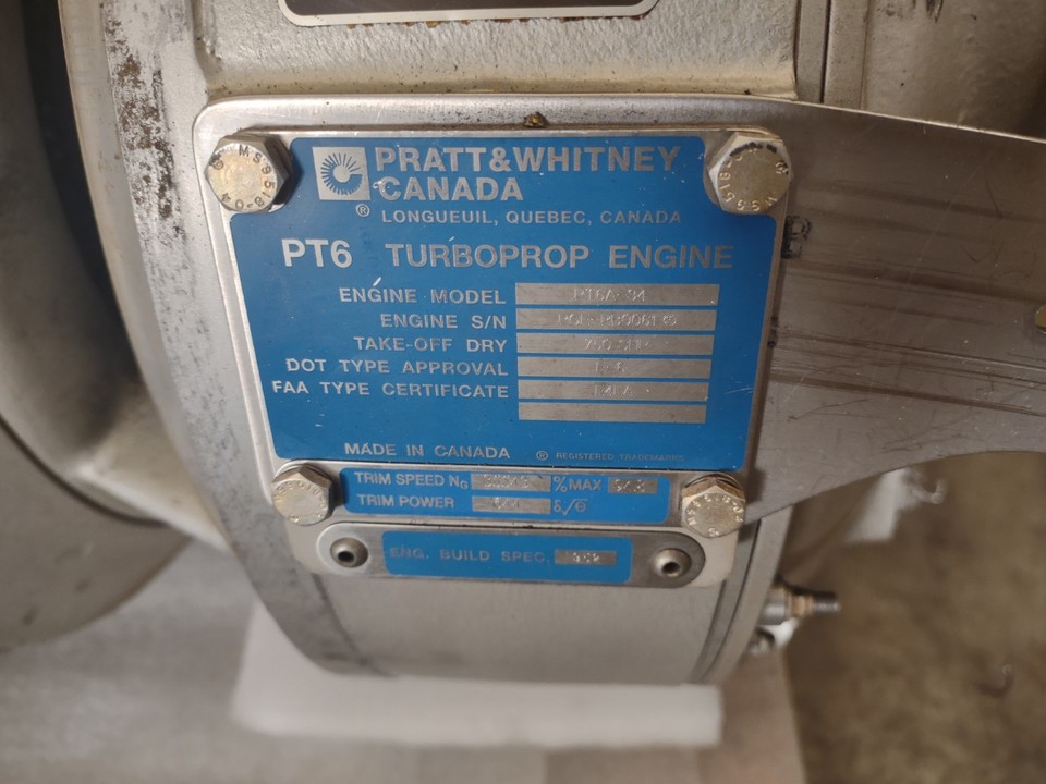 Pratt & Whitney PT6A-34 Engine For Parts/Training/School | eBay