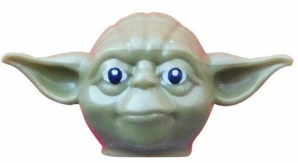 LEGO Yoda Head in Olive Green for Star Wars Mini Figurine Accessories ...