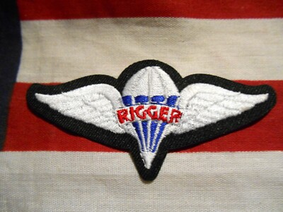 US ARMY PARACHUTE RIGGER AIRBORNE COLOR PATCH | eBay