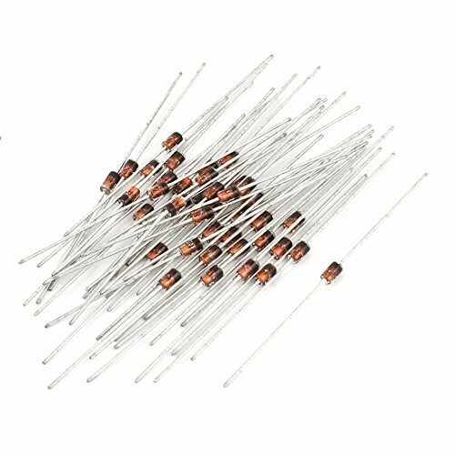 X5 ZENER DIODES 1/2W 10v 10 VOLTS RECTIFIER ZENER DIODE 5 Pieces 10V 1/ ...