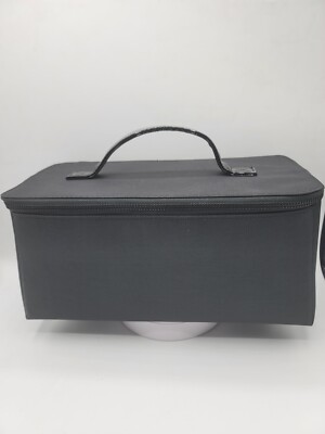 MAC Large Carry All Makeup Cosmetics Travel Bag 12x6x5 Black | eBay