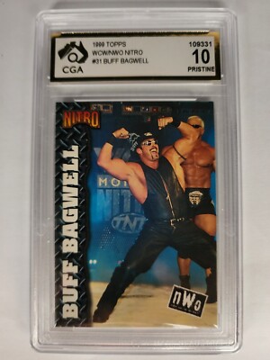 Buff Bagwell 1999 Topps WCW/NWO Nitro CGA 10 #31 Combine Post | eBay ...