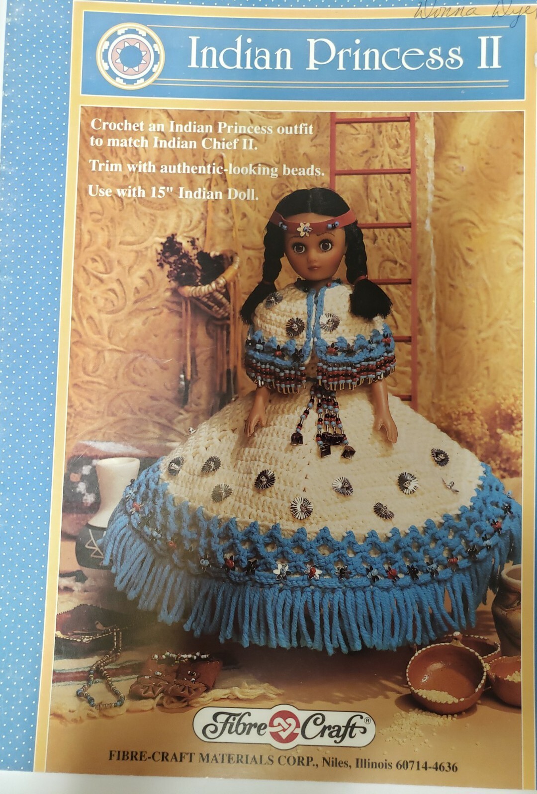 Indian Princess Number 2 By Fibre Craft Leaflet | eBay