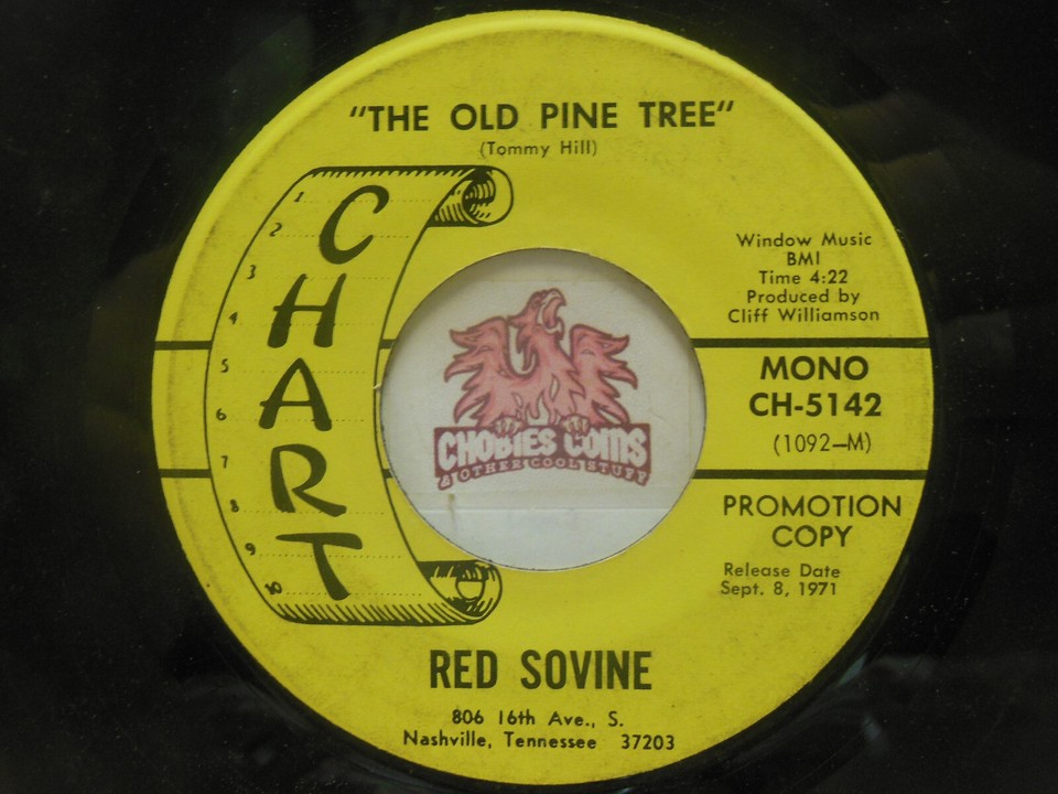 Promo! Red Sovine – The Old Pine Tree / Mono, 45 RPM G+ (18D) | eBay