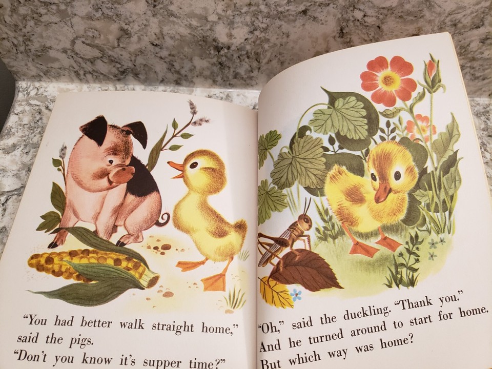 THE FUZZY DUCKLING #78 ~ 1949 Little Golden Book ~ Vintage | eBay