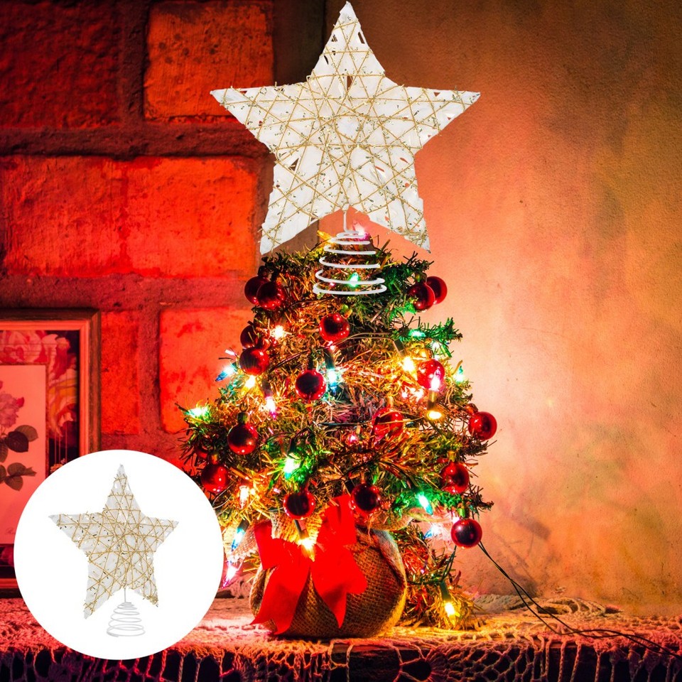 4pcs Xmas Tree Star Topper Christmas Tree Star Ornament Xmas Topper ...