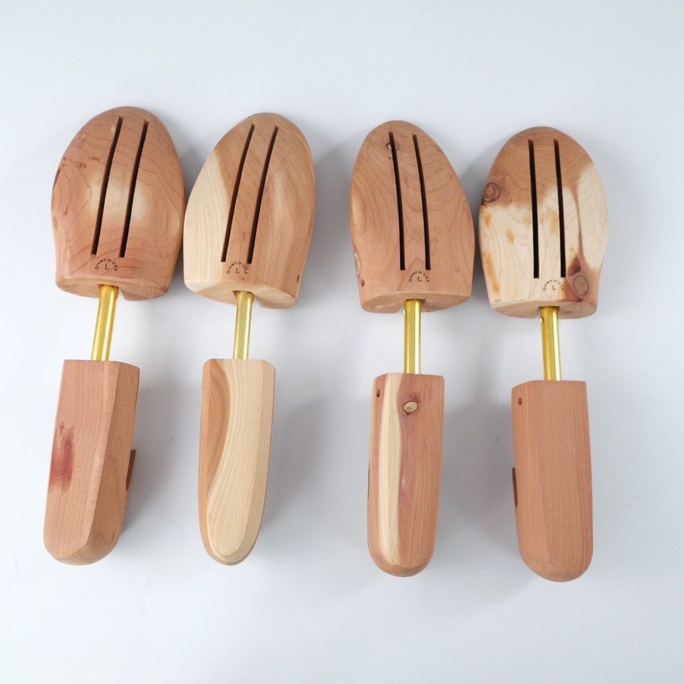 Stratton CEDAR SHOE TREE - Made in USA - 2 Pair - Large | eBay