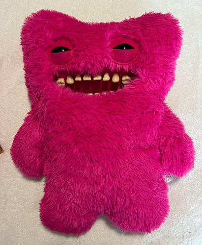 Mr Buttons FUGGLER BIGG FUGG Plush XL 18” Pink Monster Teeth Jumbo ...