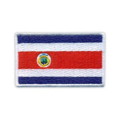 Drapeau Du Costa Rica - Patch/Badge Brodé De 2,3" | eBay