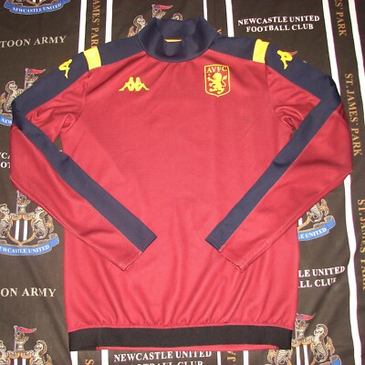 Aston Villa Football Training Top Coat 2019 2020 Kappa Size L | eBay