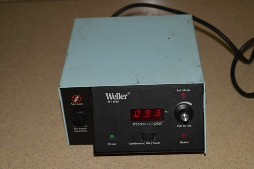 ^^WELLER MICRO TOUCH PLUS SOLDERING STATION MT 1500 MT1500 | eBay UK