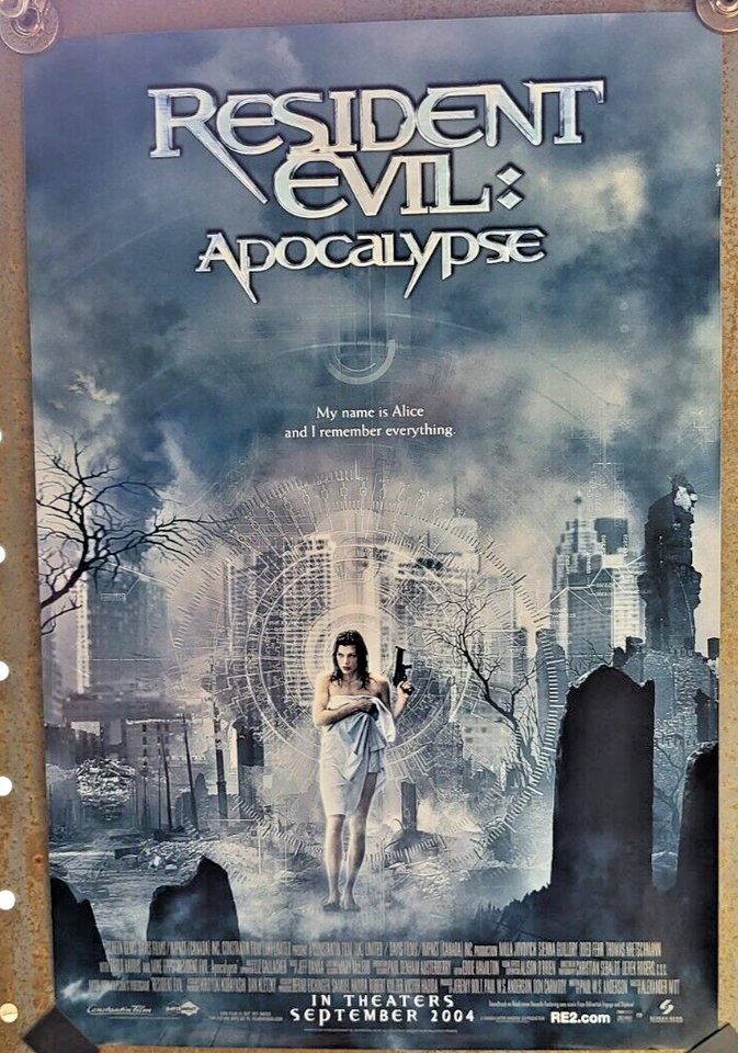 Resident Evil: Apocalypse Vintage Promo Mini Movie Poster 2004 Not a ...