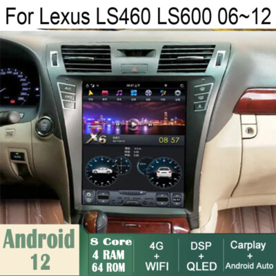 Car Android Gps Navigation Wifi 12.1" For Lexus Ls460 Ls600 09~12 ...