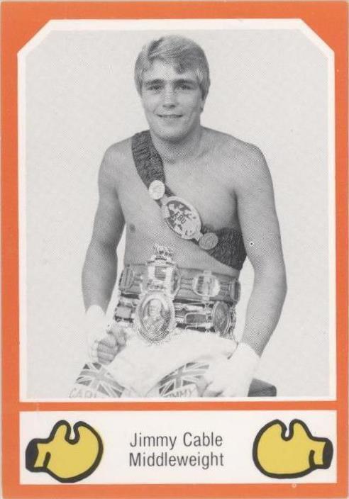 1987 Brown's Boxing Cards Orange Border - Jimmy Cable #144 for sale ...