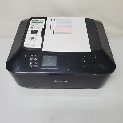Canon MX922 Color Inkjet Printer See Info No Ink All-In-One Copy Scan ...