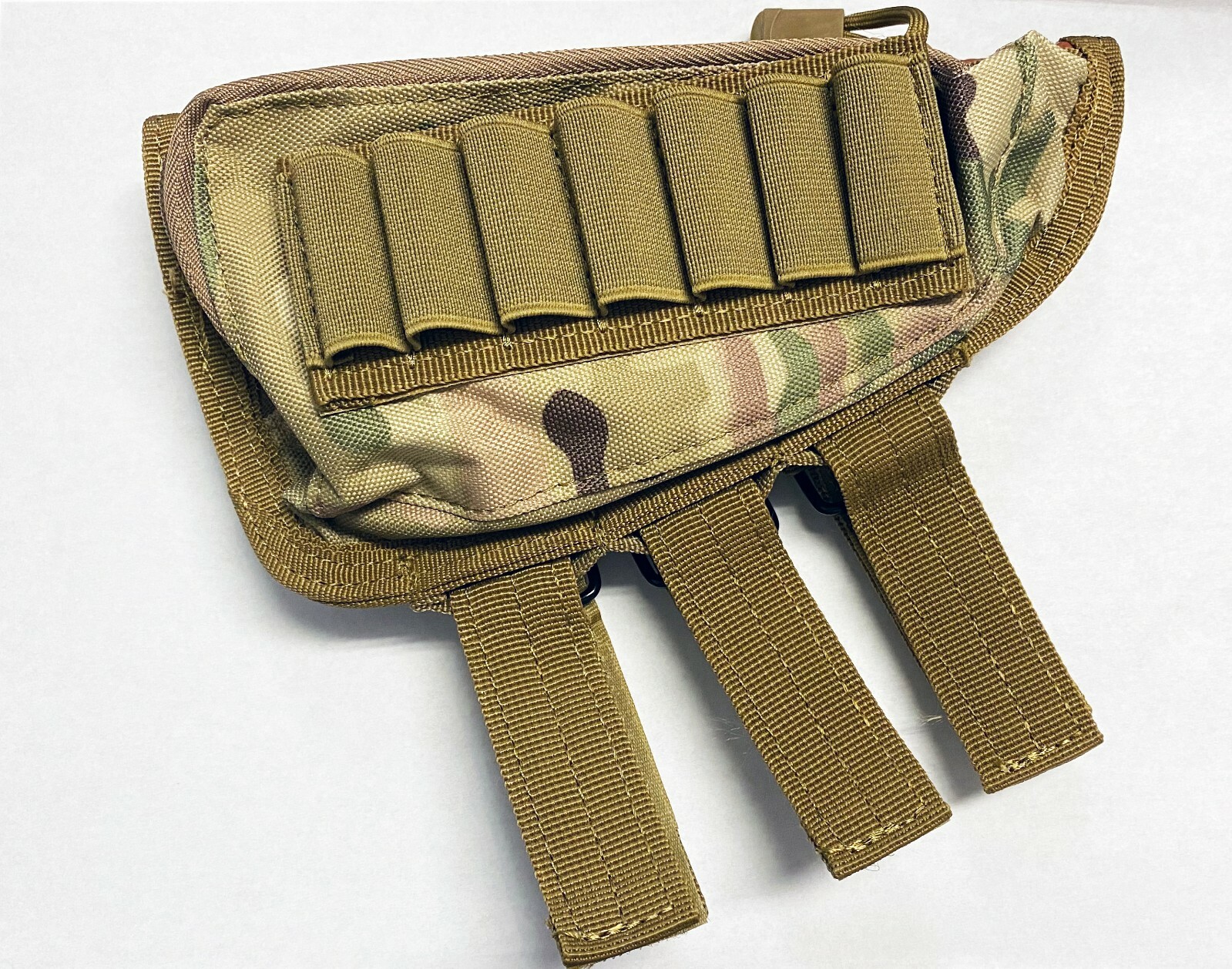 Pro Tactical Hunting Shotgun Rifle Shell Butt Stock Ammo Holder Pouch ...
