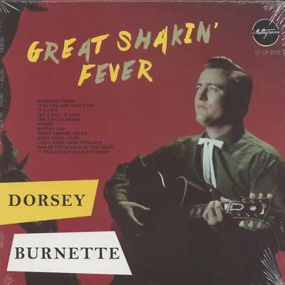 LP-10" DORSEY BURNETTE "Great Shakin' Fever" Fantastic R'n'R ...