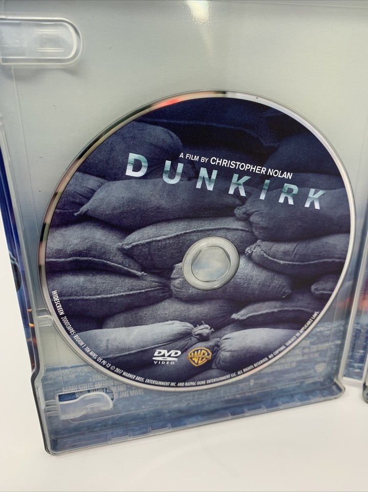 DUNKIRK: BEST BUY EXCLUSIVE COLLECTIBLE STEELBOOK BLU-RAY + DVD (2017 ...