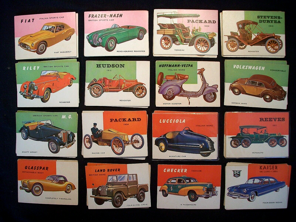 1954 Topps WORLD ON WHEELS cards QUANTITY U PICK READ DESCRIPTION ...