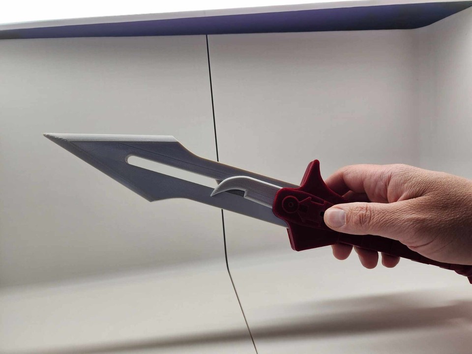 Star Trek - Klingon D'k tahg Knife - Prop - Cosplay - Retractable Side ...