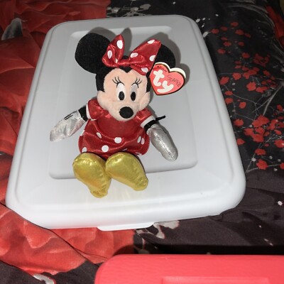Ty Sparkle Beanie Babies Disney Minnie Mouse Plush 9 inches New with ...