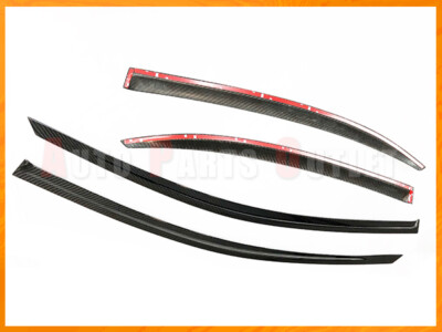 Carbon Fiber Window Visor Wind Rain Deflector For 2015-2019 M-Benz W205 ...