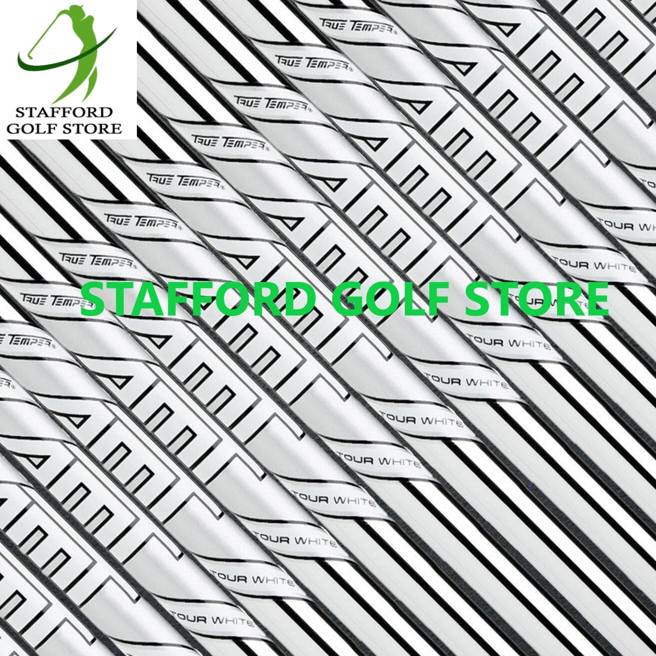 True Temper AMT Tour White .355" Steel Iron Golf Club Shafts R300/S300 ...